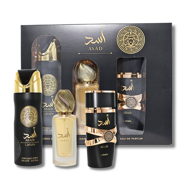 Lattafa Asad 3 piece set – The Makeup Institute Los Angeles