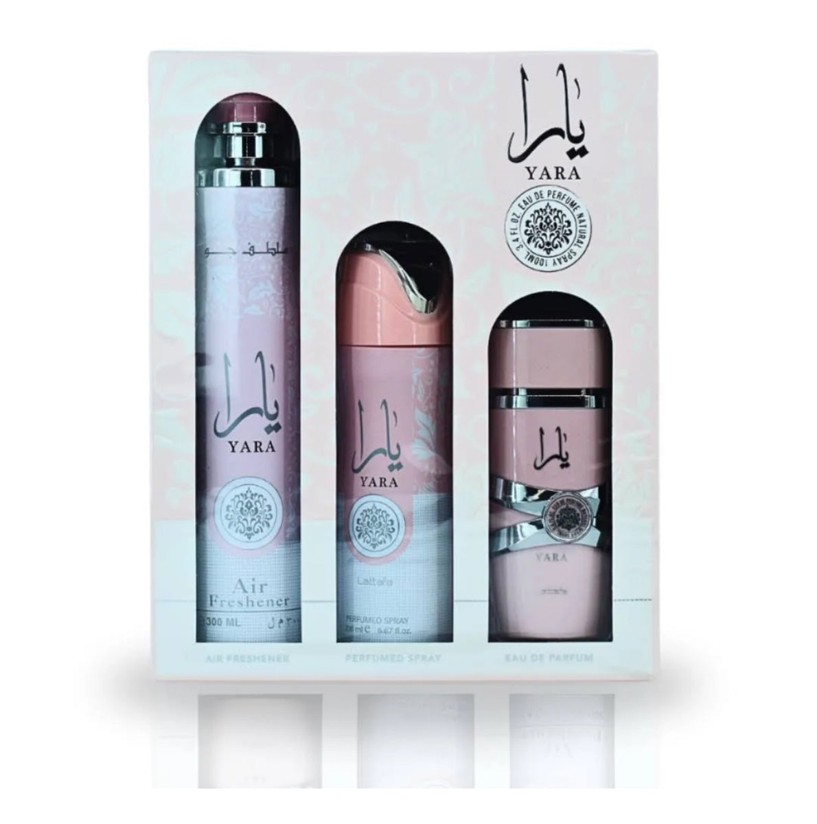 Lattafa Yara Gift Set 3pc – The Makeup Institute Los Angeles